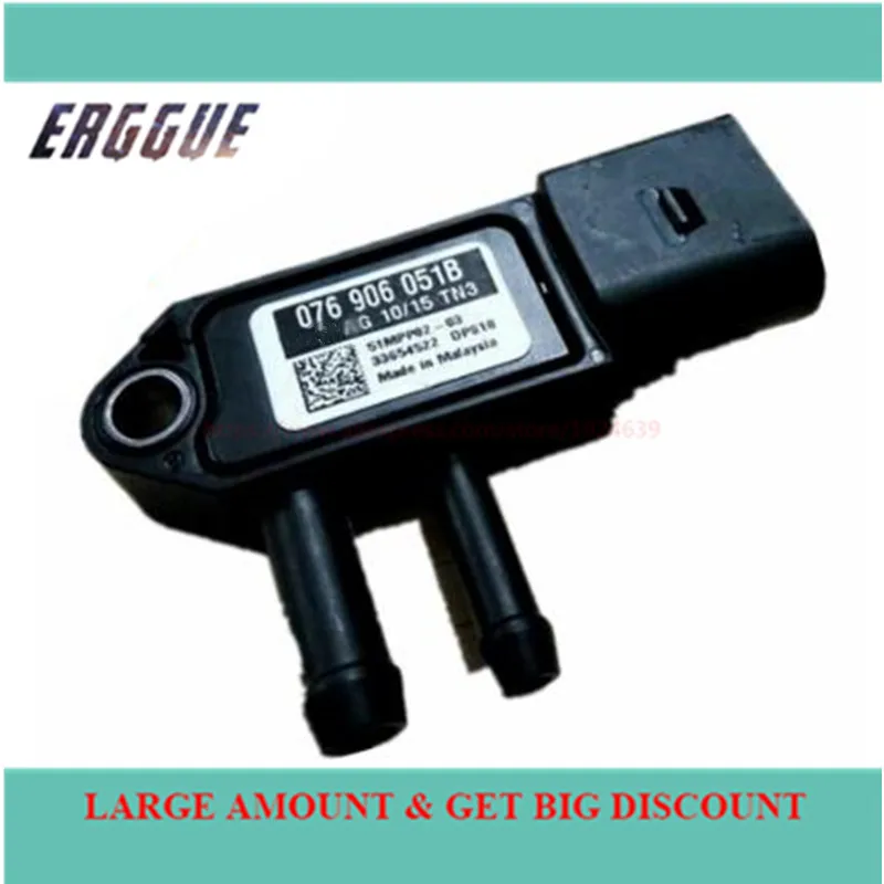 Original-EGR-Differential-Pressure-Sensor-076906051B-For-V-W-Diesel-For ...
