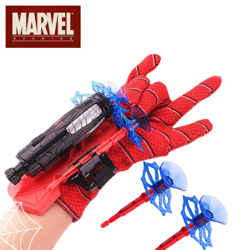 Anime Spiderman Figure Toy Hulk Plastic Cosplay Glove Launcher Set Hero ...