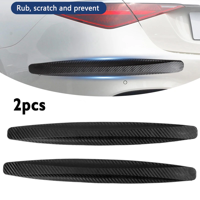 Anti-Collision-Car-Bumper-Guard-Strip-2Pcs-Front-Rear-Protection-Strips ...