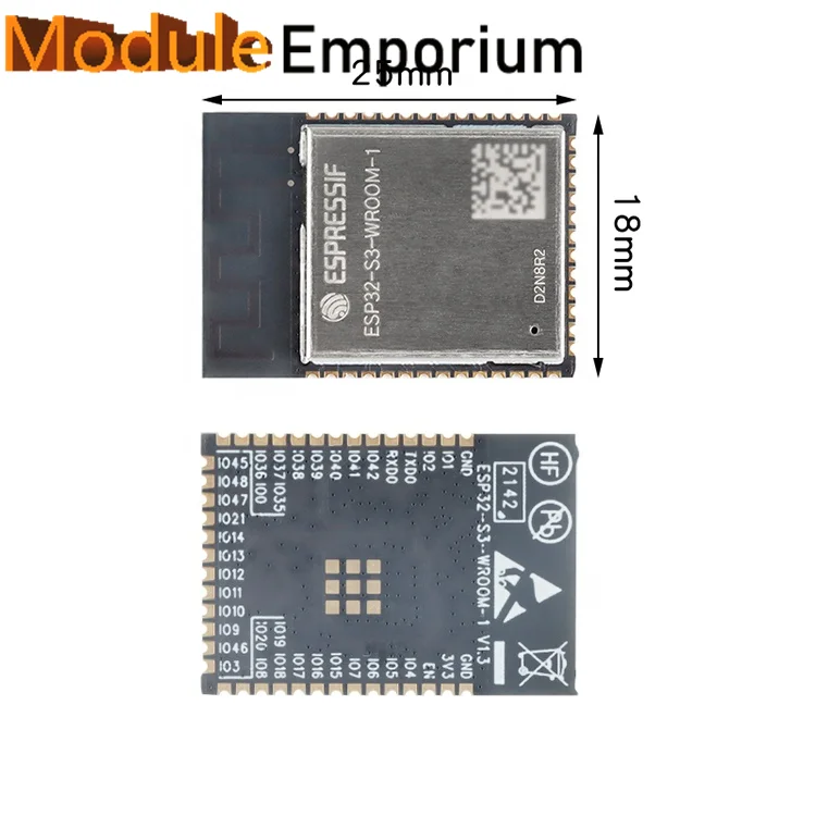 ESPRESSIF-ESP32-S3-WROOM-1-D2N8-touristes-Core-WiFi-BT-MCU-IoT-Sans-Fil ...