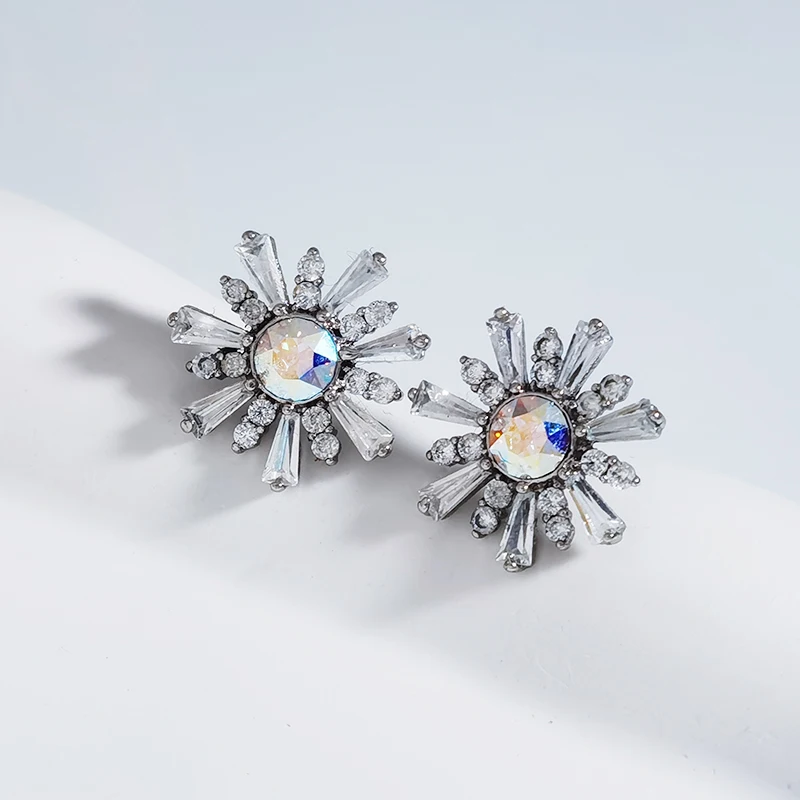 Women-Stud-Earrings-made-with-Crystals-from-Austria-for-Female-Elegant ...