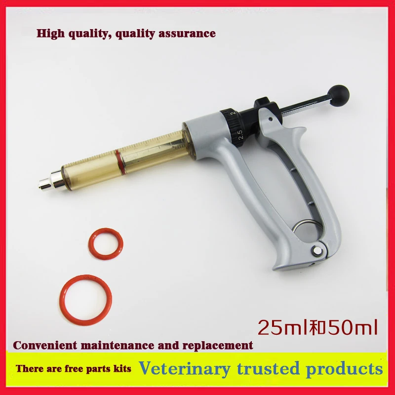 25-50ml-Animal-Injection-Adjustable-Vaccine-Syringe-for-Livestock-Cattle-Sheep-Semi-Automatic ...