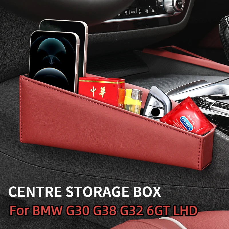 Car Central Storage Box For BMW G30 G38 G32 6GT 18-22 PU Leather Auto ...