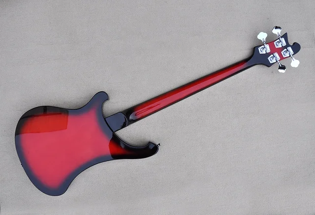 Red And Black Bass Guitar