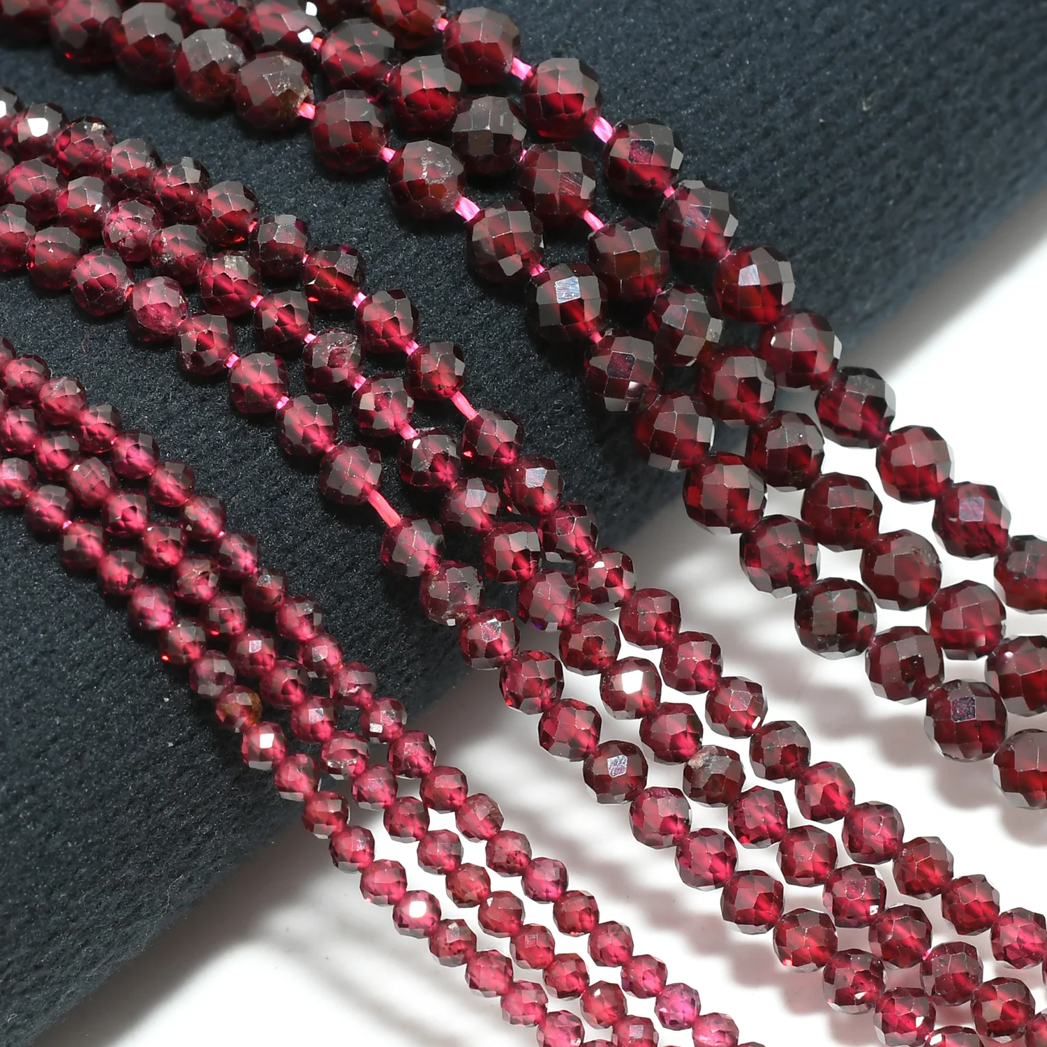 Natural Pyrope Garnet Faceted Round Beads 2mm/3mm/4mm - AliExpress 36