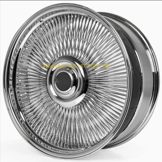 New Customization Spoke Reverse Cross Straight Silver Chrome Silver ...