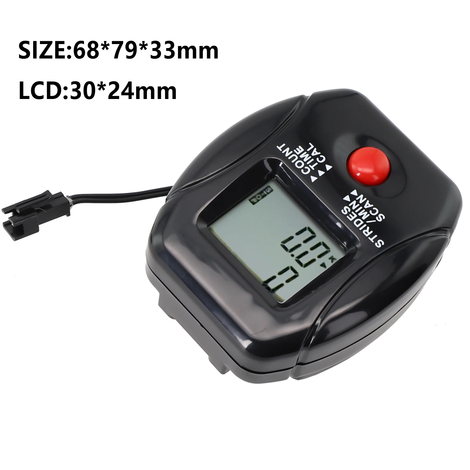 Rowing-Machine-Stepper-Counter-LCD-Display-Monitor-Pedometer-Step-Tracker-Counter-Fitness ...