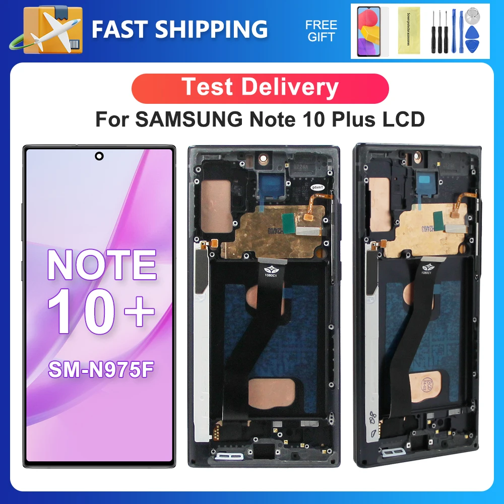 Note-10-Plus-For-Samsung-6-8-For-Note10-N975F-N975-N975W-LCD-Display ...