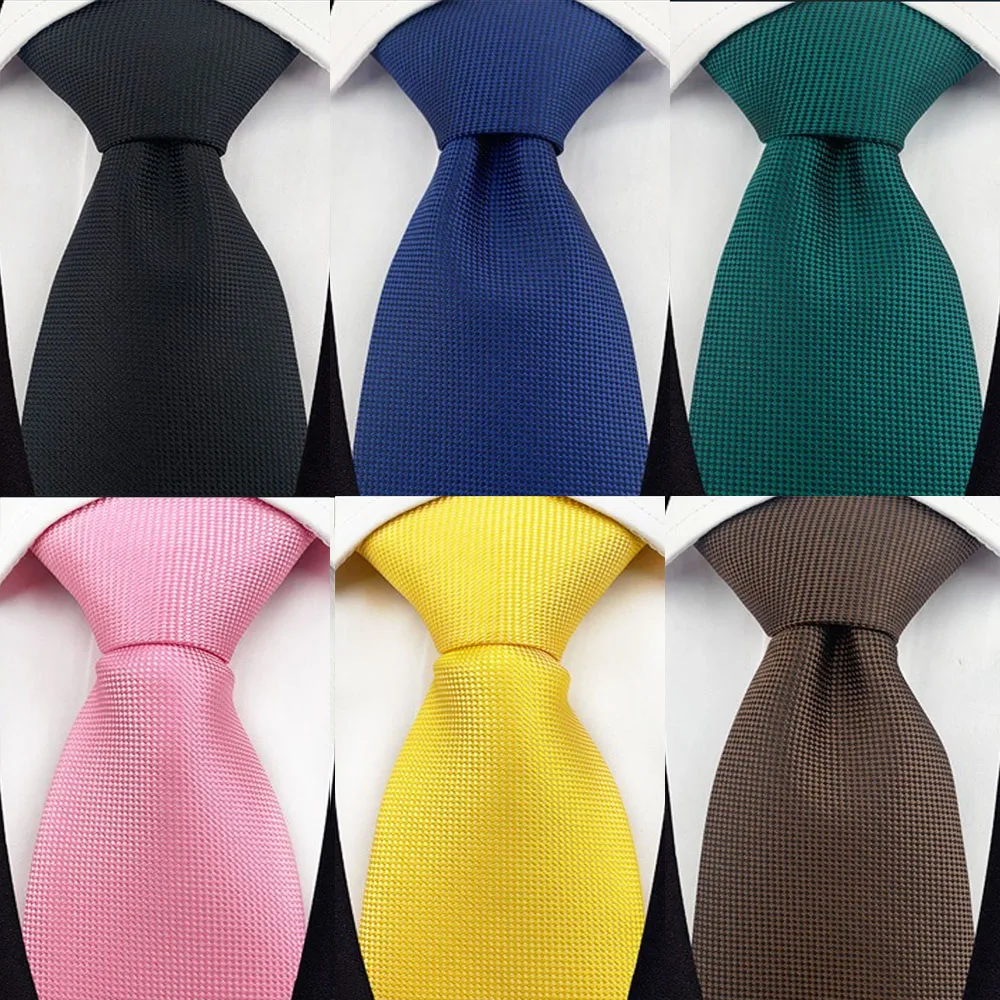 Solid-Men-Tie-Red-Blue-Pink-Gold-Purple-Green-Teal-Burgundy-Yellow ...