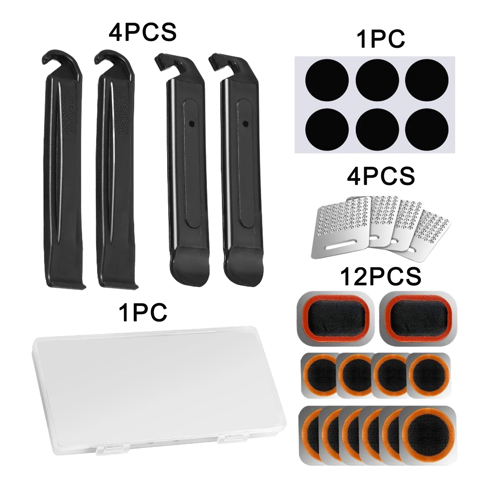 Convenient-With-Metal-Rasps-Reliable-Tire-Patches-Bike-Repair-Kit ...