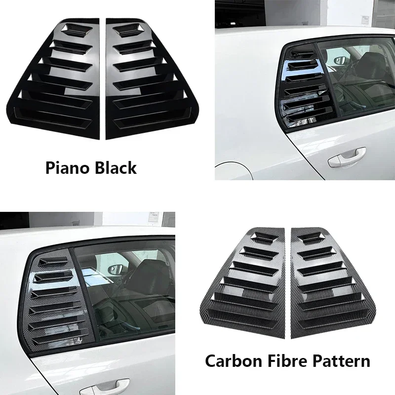 1 Pair Car Blinds Car Sticker Exterior Modification For VW Golf MK6 ...