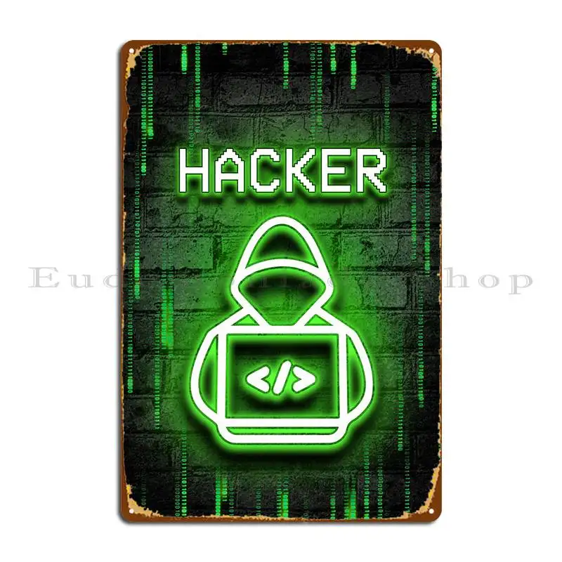 Hacker-computer-hacking-Metal-Sign-Living-Room-Decoration-Wall-Decor ...