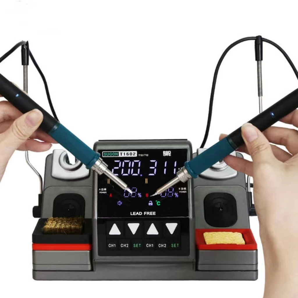 Sugon T1602 Soldering Station Lead-free 2s Heat Quick Up Soldere Double ...