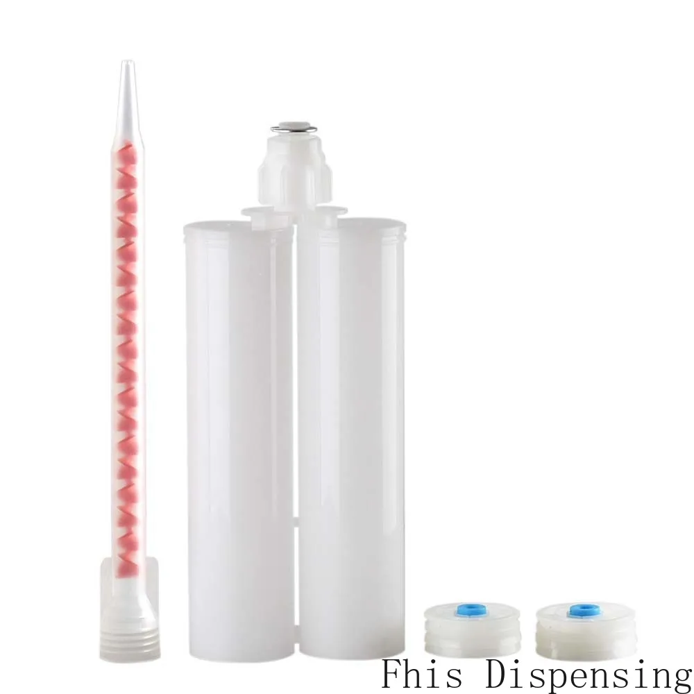 AB Epoxy Gun Cartridge 400ml 1:1 and Mixing Tube MC10 18 Thread Mouth ...