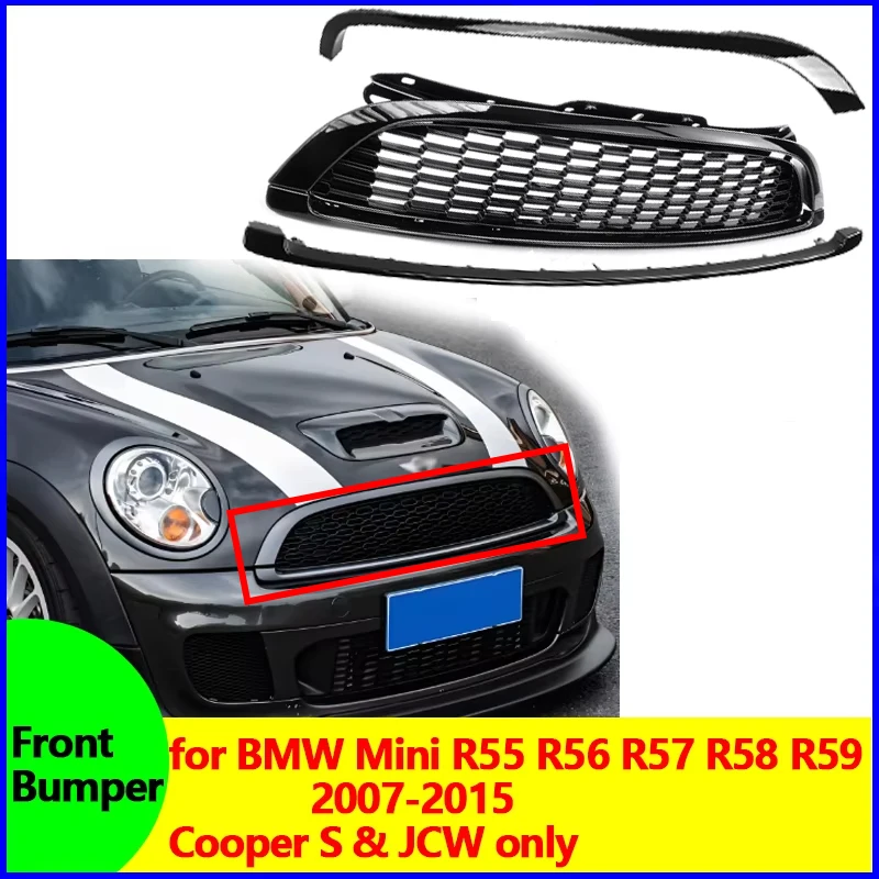 For Mini R55 R56 R57 R58 R59 Cooper S & JCW Only 2007-2015 Front Bumper ...