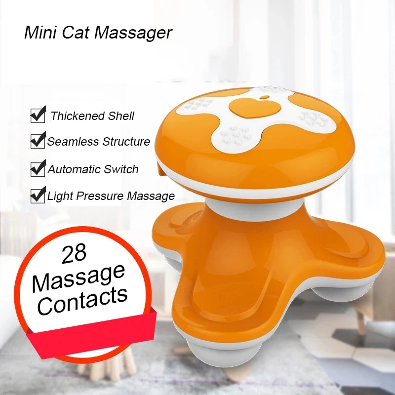 Mini massmultifuncional em forma de triângulo, para massagem elétrica ...