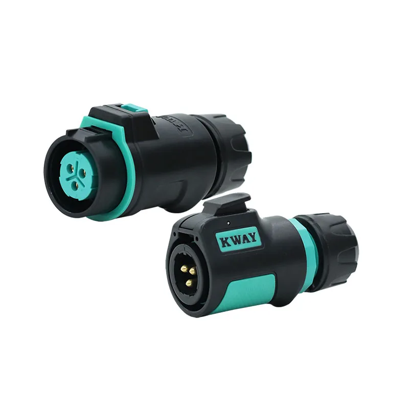 KWAY M20 M20 2 3 4 5 7 9 12 Pin IP68 Connector Industrial Solder Adapter Male Plug Female Socket ...