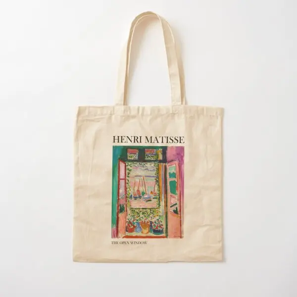 Henri Matisse The Open Window Cotton Canvas Bag Unisex Grocery Tote ...