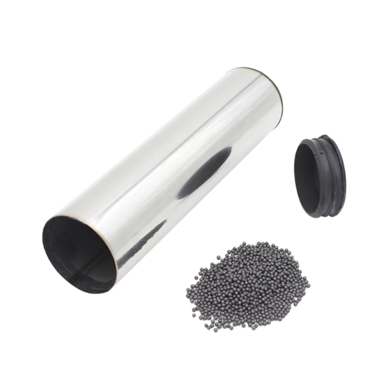 Stainless Steel Cylinder Shaker Sand Shaker Rhythm Percussion Musical ...