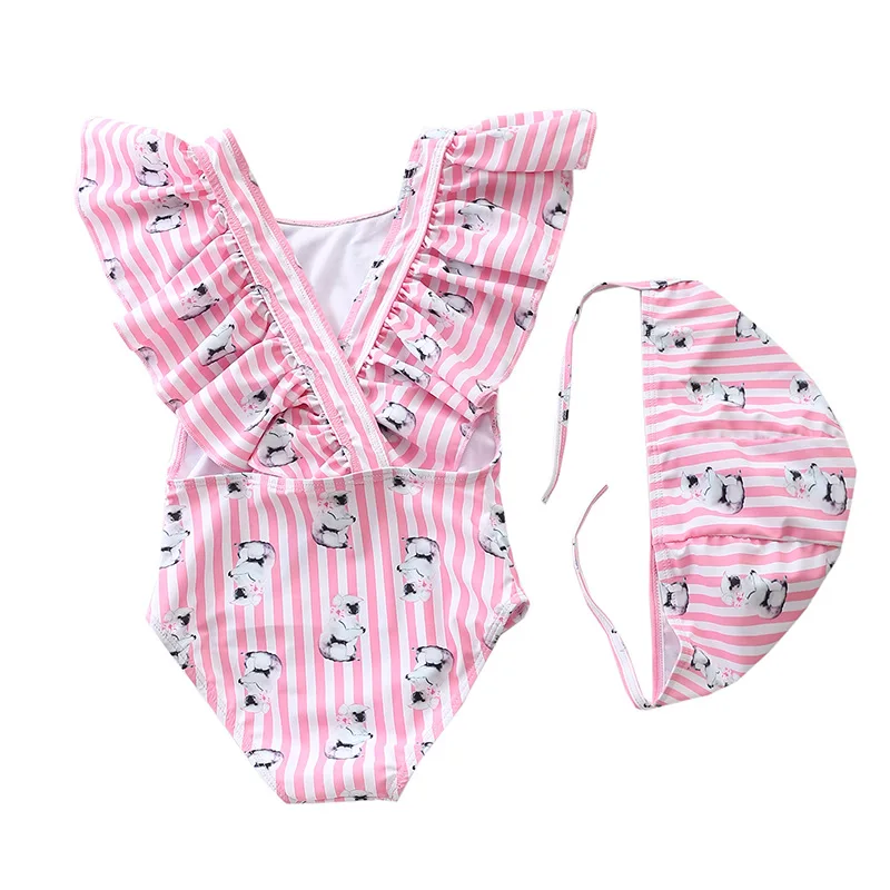 Spanish Baby Swimwear Girls Toddler Girls Ruffle Bathing Suit Soft ...