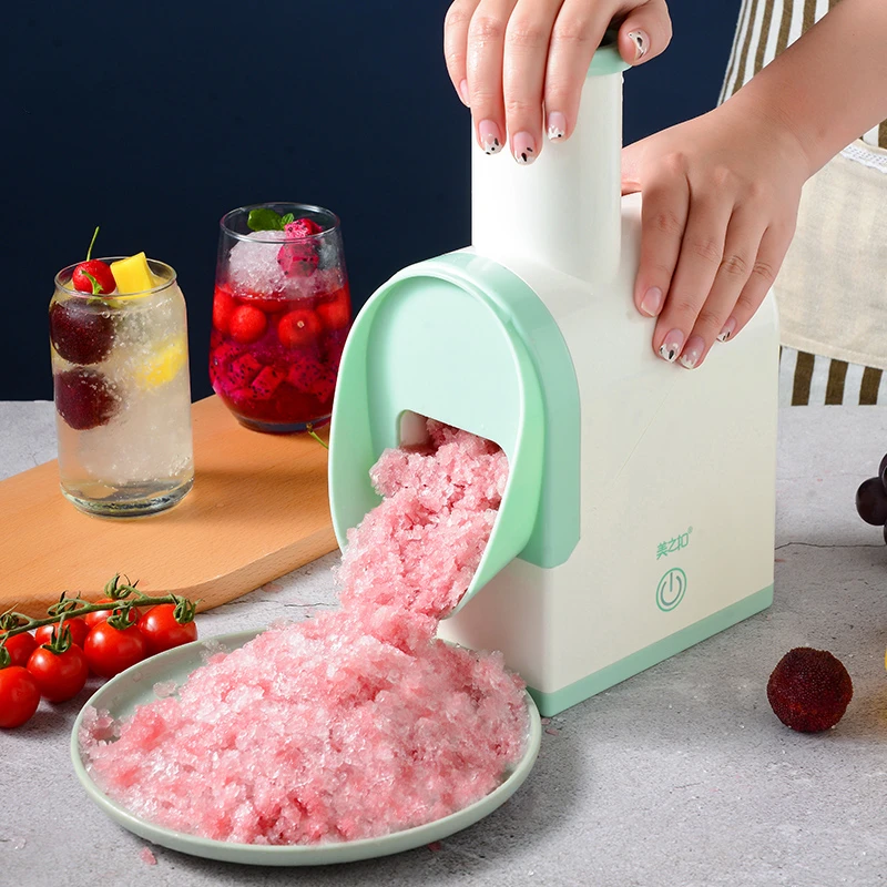 Wireless Electric Ice Shaver USB Charging Ice Crusher Portable Ice ...