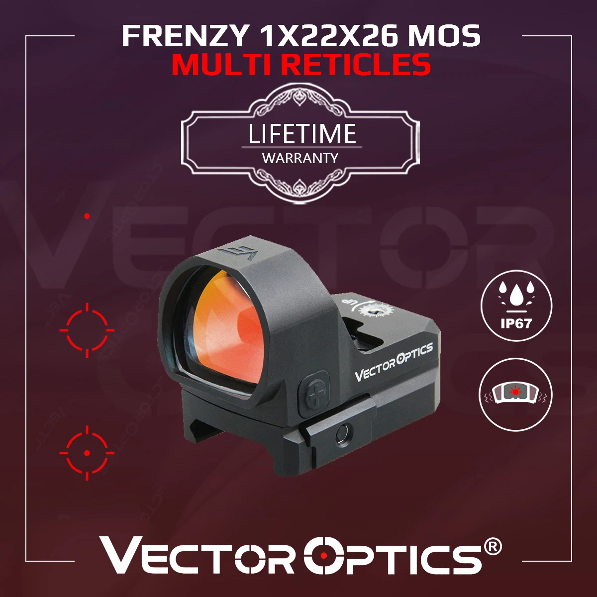 Vector-Optics-Frenzy-1x22x26-MOS-Multi-Reticles-Pistol-Red-Dot-Sight ...