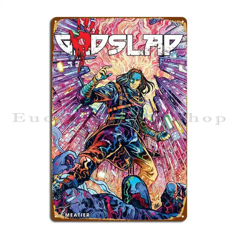 Godslap-Riccardi-Cover-Metal-Signs-Party-Retro-Living-Room-Designs ...