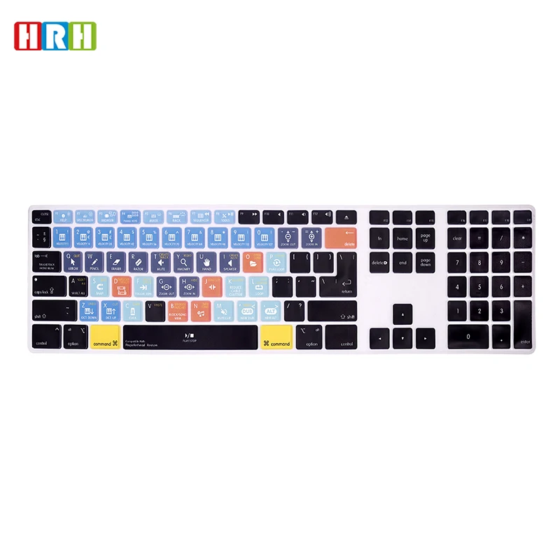 HRH Shortcut Hotkey Keyboard Cover Skin For Apple Magic Keyboard with ...