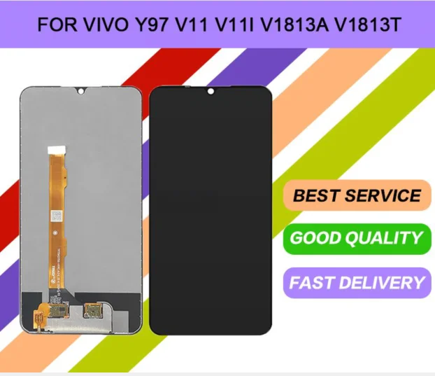 6.3" For Vivo V11i Y97 V1813a V1813t Lcd Display Touch Screen Digitizer ...