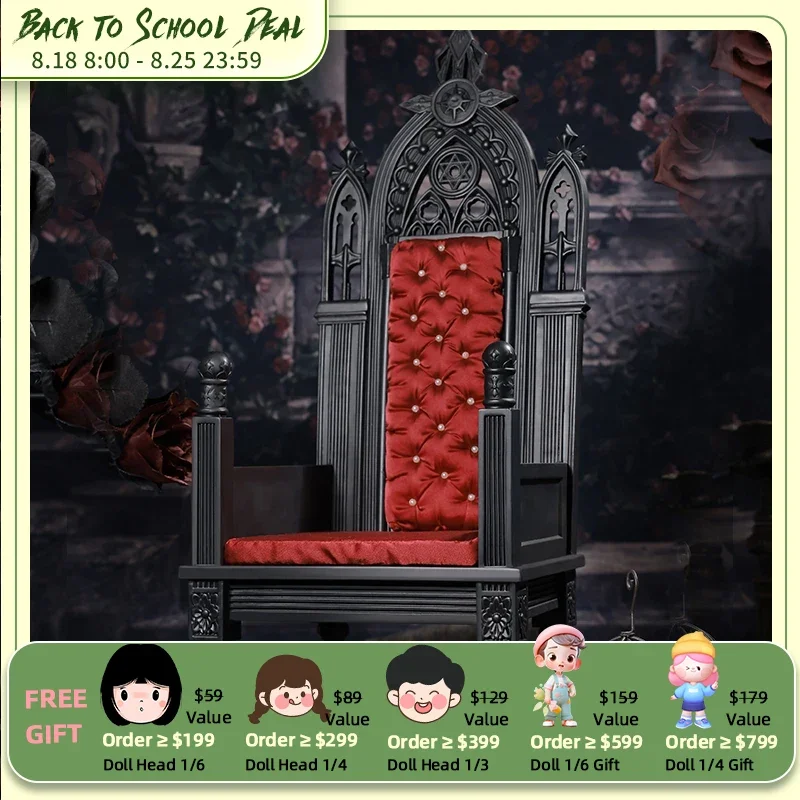 Resin-Chair-BJD-Furniture-1-6-Doll-Use-Gothic-Style-Exquisite-European ...