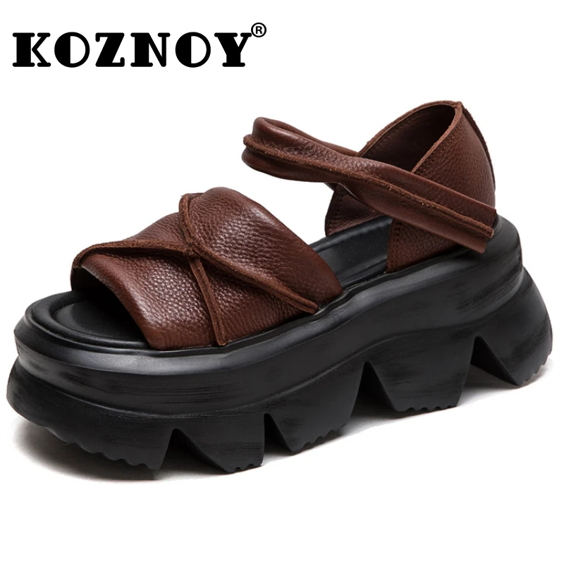 Koznoy-6-5cm-Sandals-Women-Moccasins-Summer-Platform-Wedge-Loafer-ROME ...