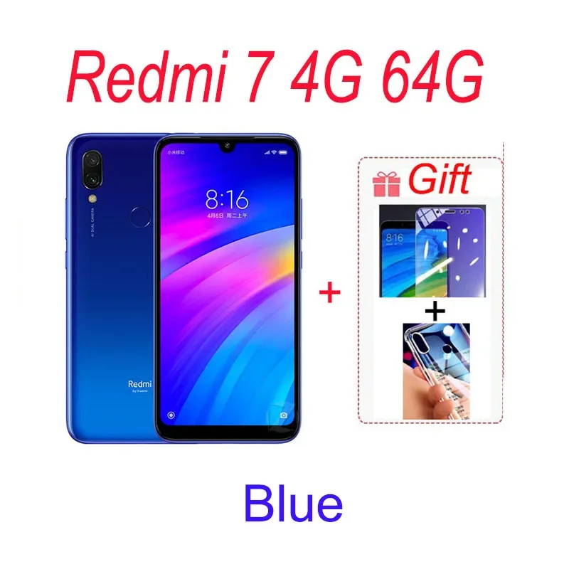 Original-Xiaomi-Redmi-7-4GB-64GB-6-81-Mobile-Phones-Global-ROM-Google ...
