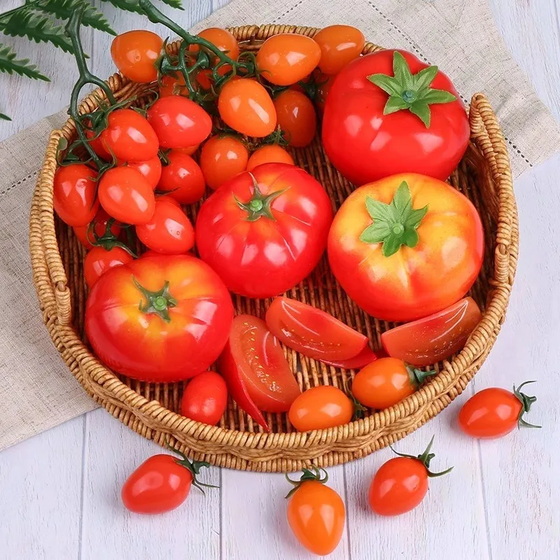 1PCS High simulation tomato vegetable foam model fake tomato studio ...