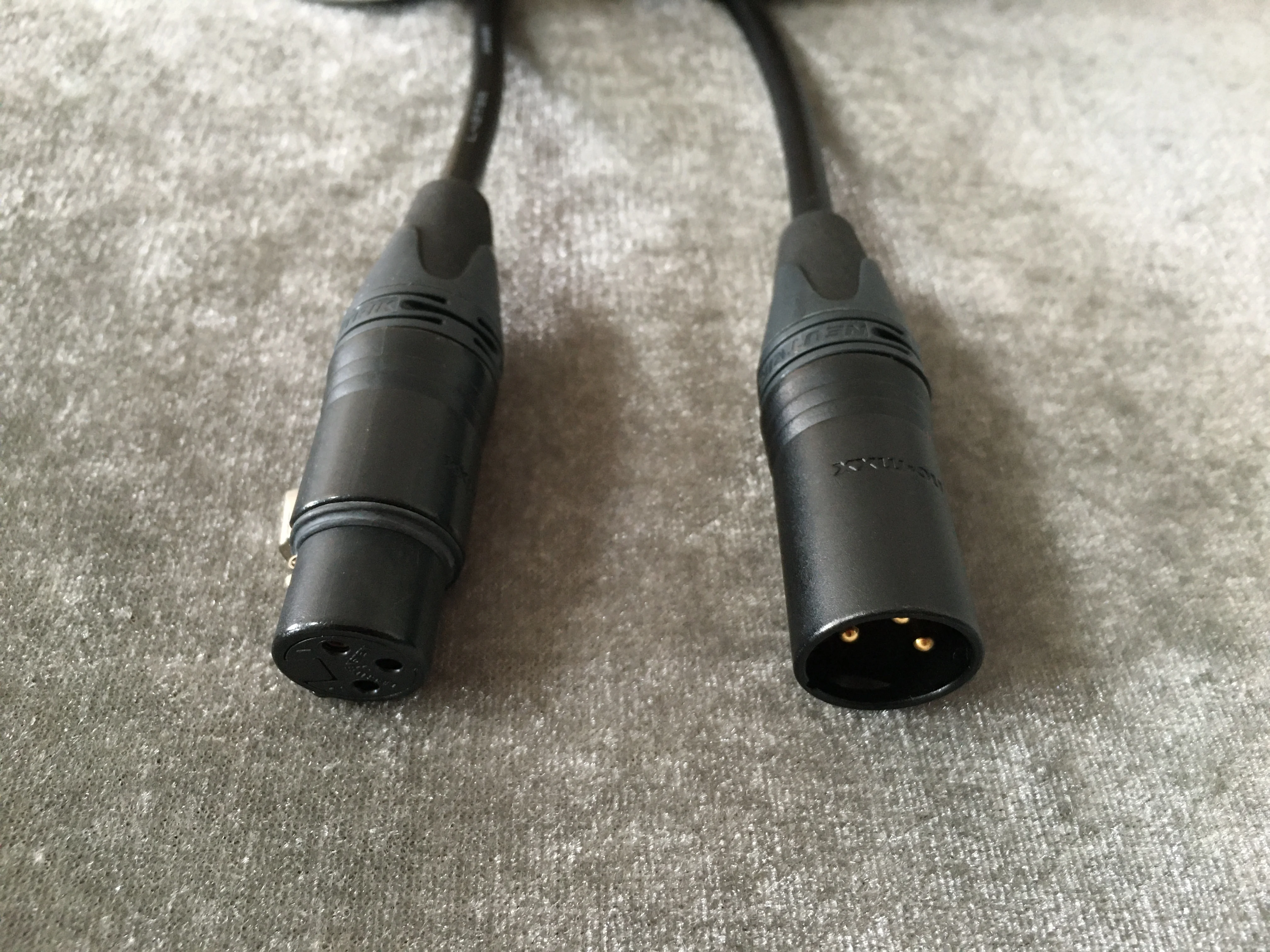 3Pin-XLR-Balanced-MIC-Cable-Male-to-Female-NEUTRIK-Plug-gold-plating ...