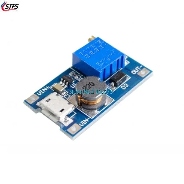 DC-DC-Step-Up-Power-Supply-Booster-MT3608-For-Replace-XL6009-Micro-USB ...