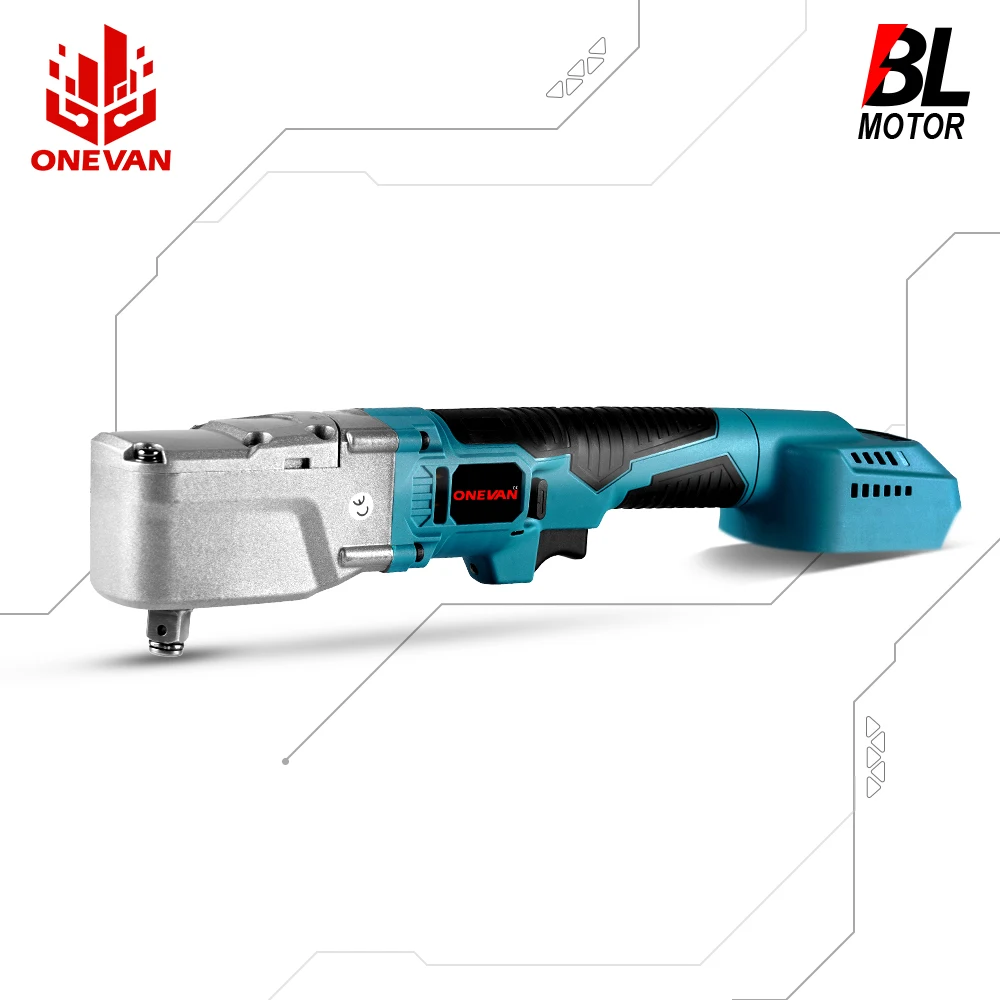 ONEVAN Brushless 1/2'' Electric Ratchet Wrench 1000NM 4800RPM Removal ...