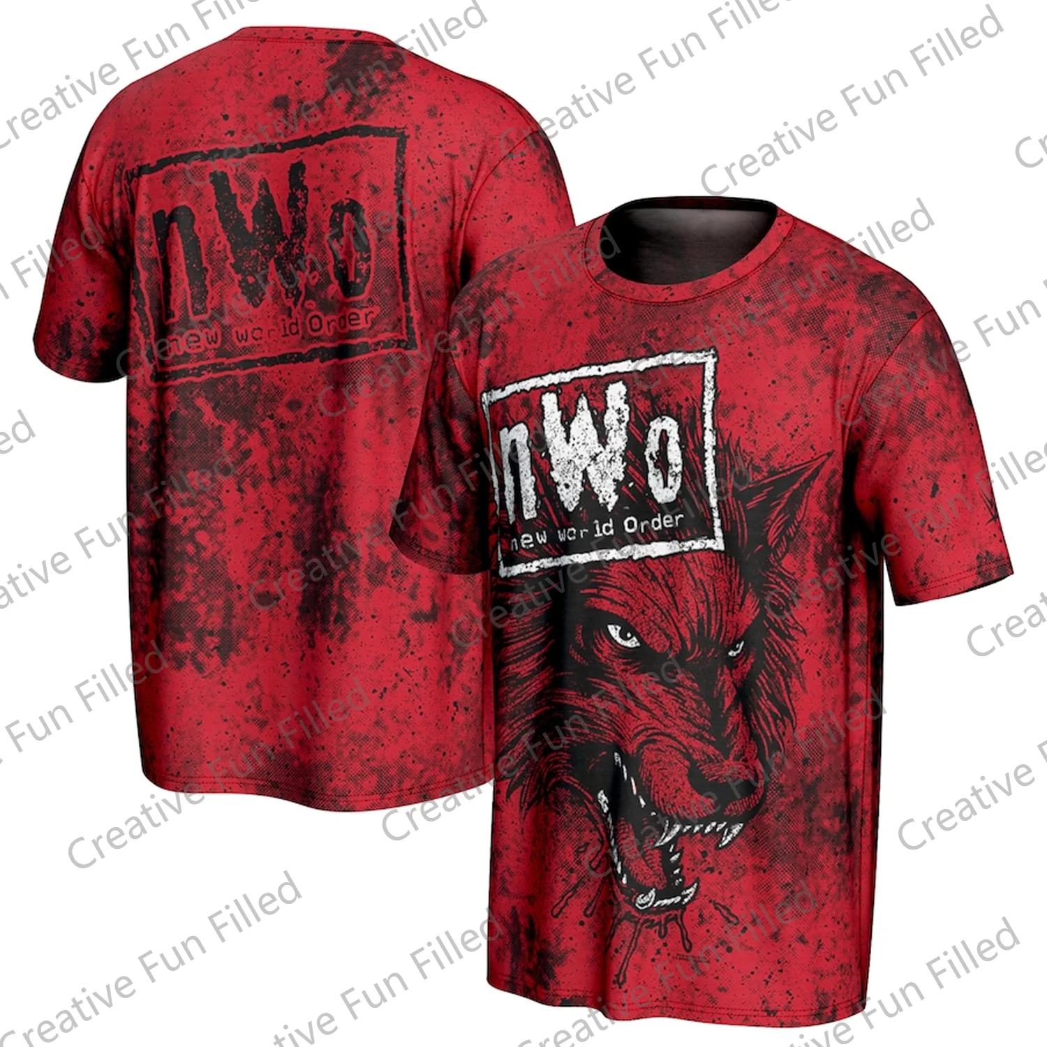 2024-New-Arrival-Summer-Wrestling-Match-nWo-ProSphere-Wolfpac-T-Shirt ...