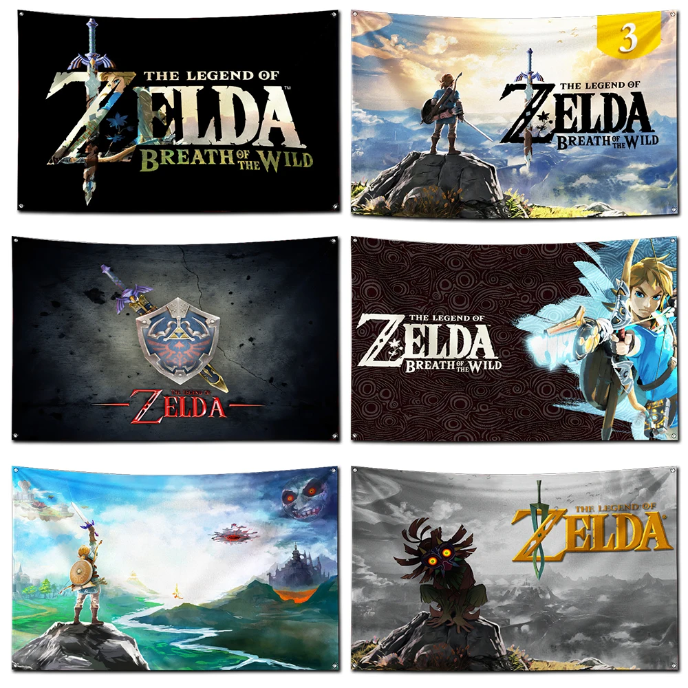 3x5-Ft-Flag-Game-The-Legend-Of-Zeldas-Polyester-Digital-Printing-Banner ...