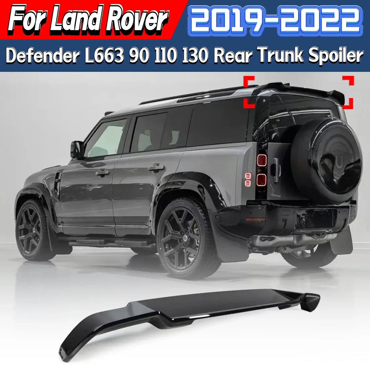 Upgrade Your Land Rover Defender 2022 Black with Premium Spoiler Kits ...