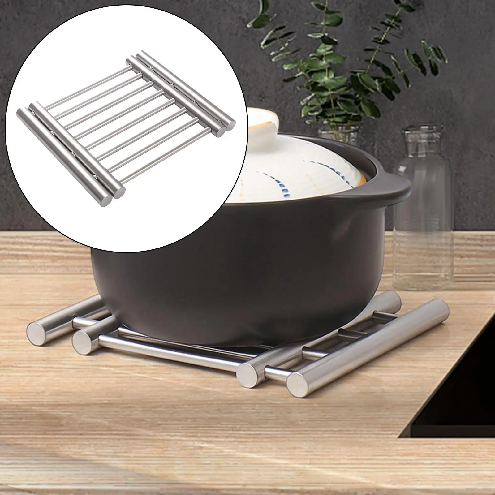 Stainless Steel Trivet Stainless Steel Pot Trivet Expandable ...
