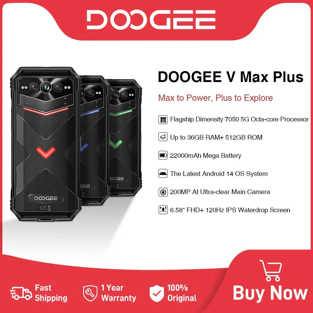 World-Premiere-DOOGEE-V-Max-Plus-Rugged-Phone-22000mAh-36GB-16-20-512GB ...