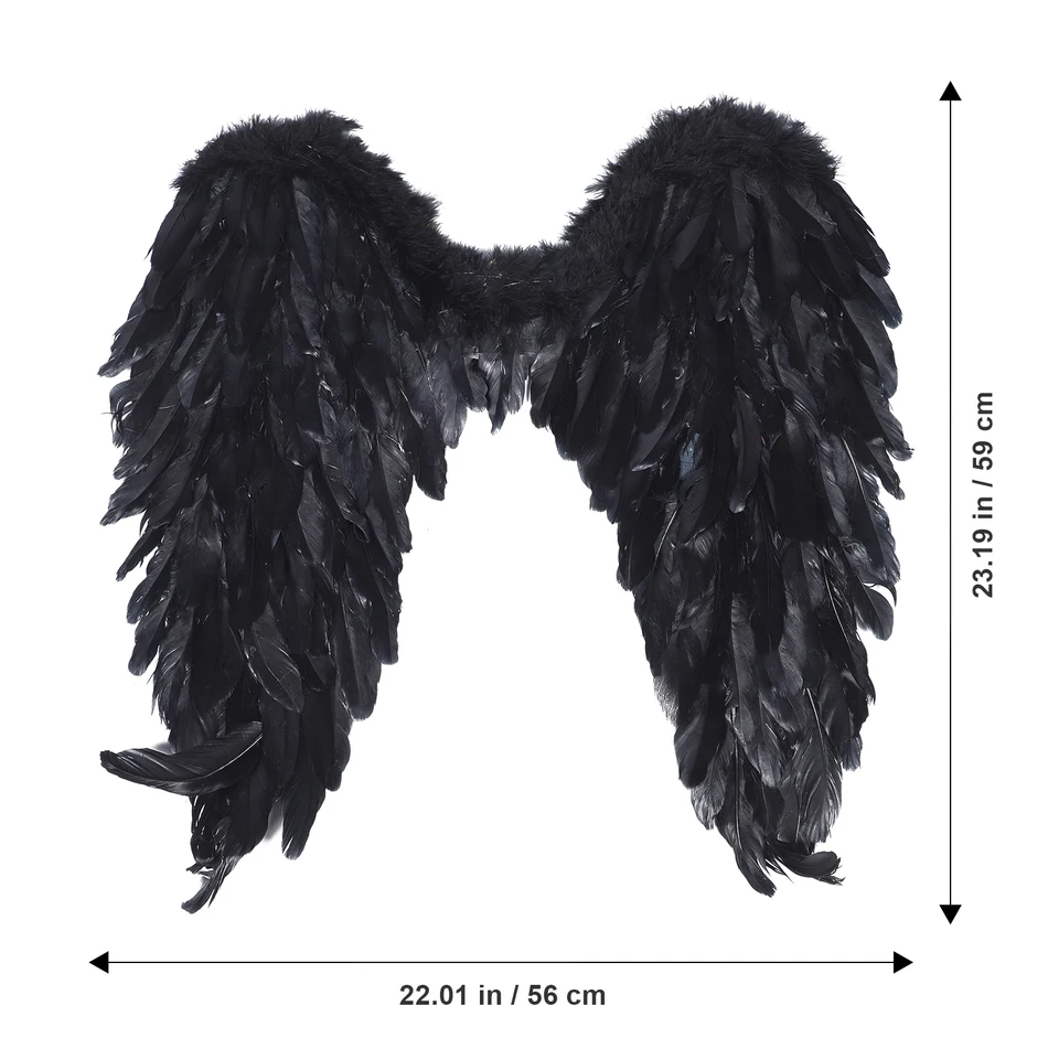 Small Black Demon Wings