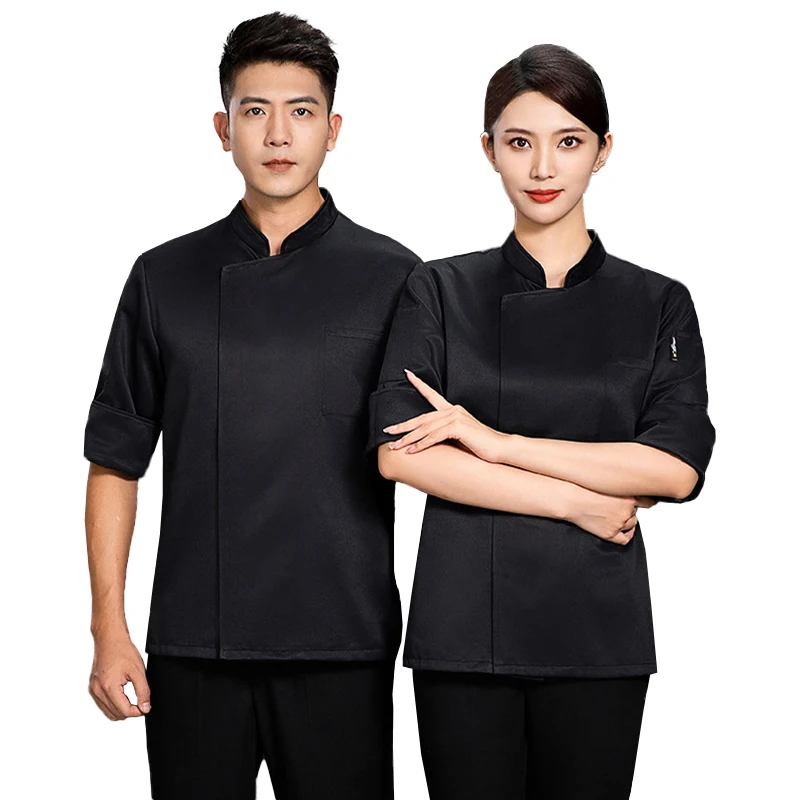 3-Colors-High-Quality-Double-Breasted-Chef-Uniform-Restaurant-Hotel ...