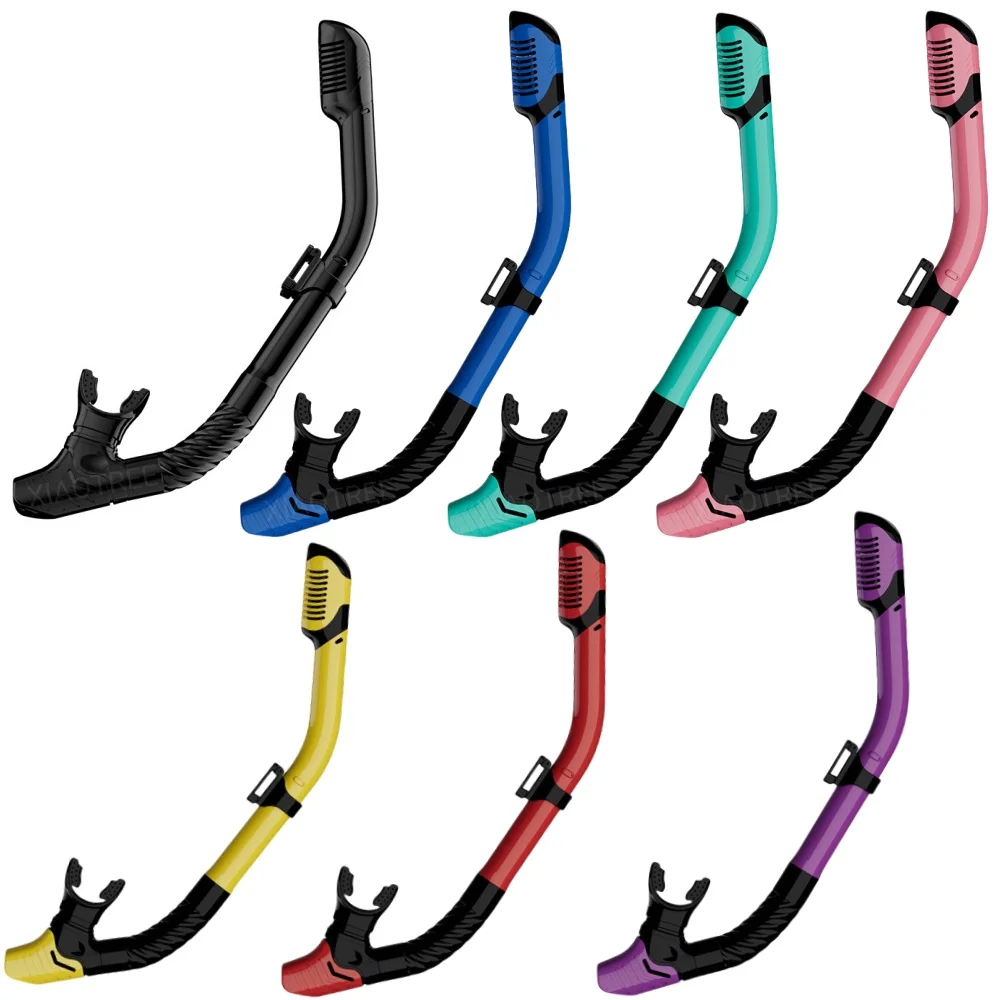 XIAOTREE Dry Snorkel Tube Easy Breath Scuba Diving Splash Guard Top ...