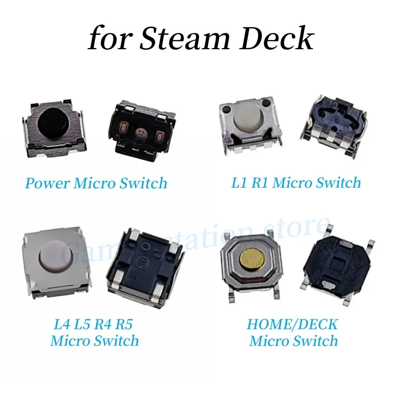 2-100PCS Home & L1 R1 Micro Switch Button & L4 R4 L5 R5 Buttons & Power ...