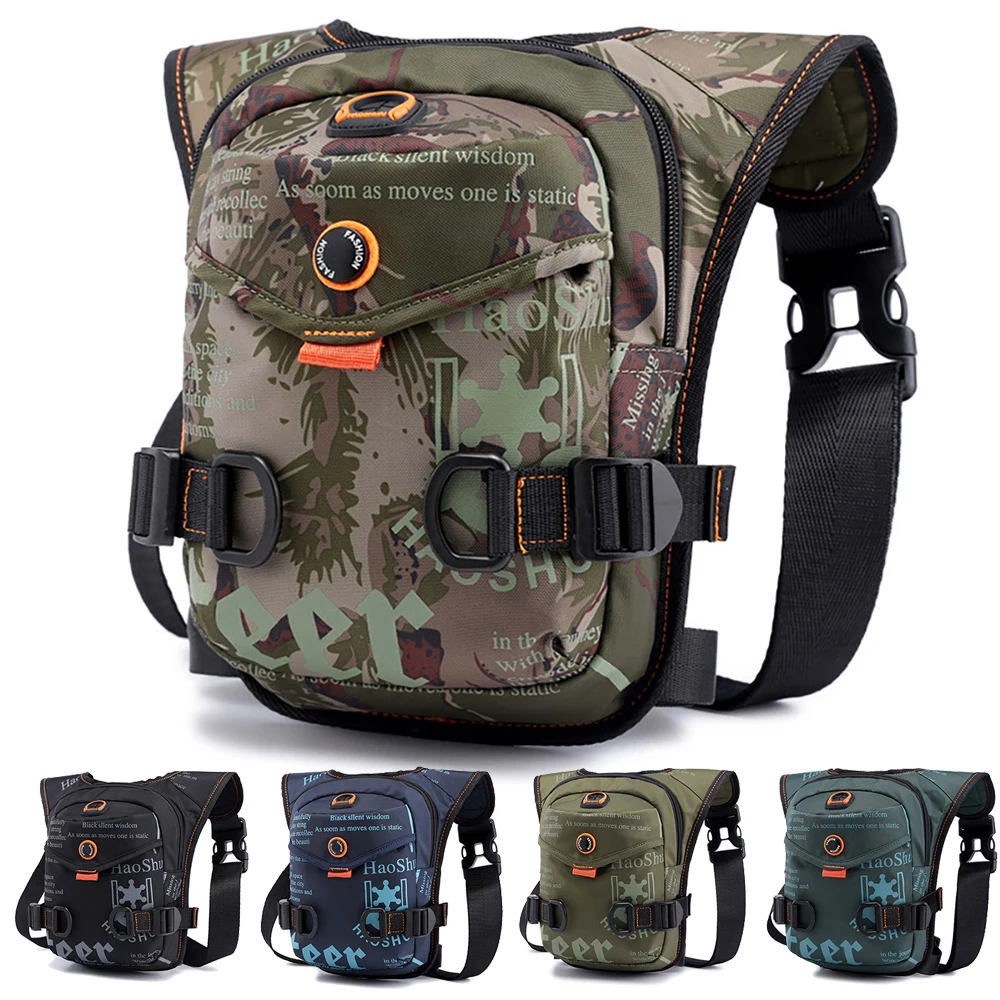 Motorcycle-Drop-Leg-Side-Bag-Waterproof-Crossbody-Chest-Fanny-Pack ...