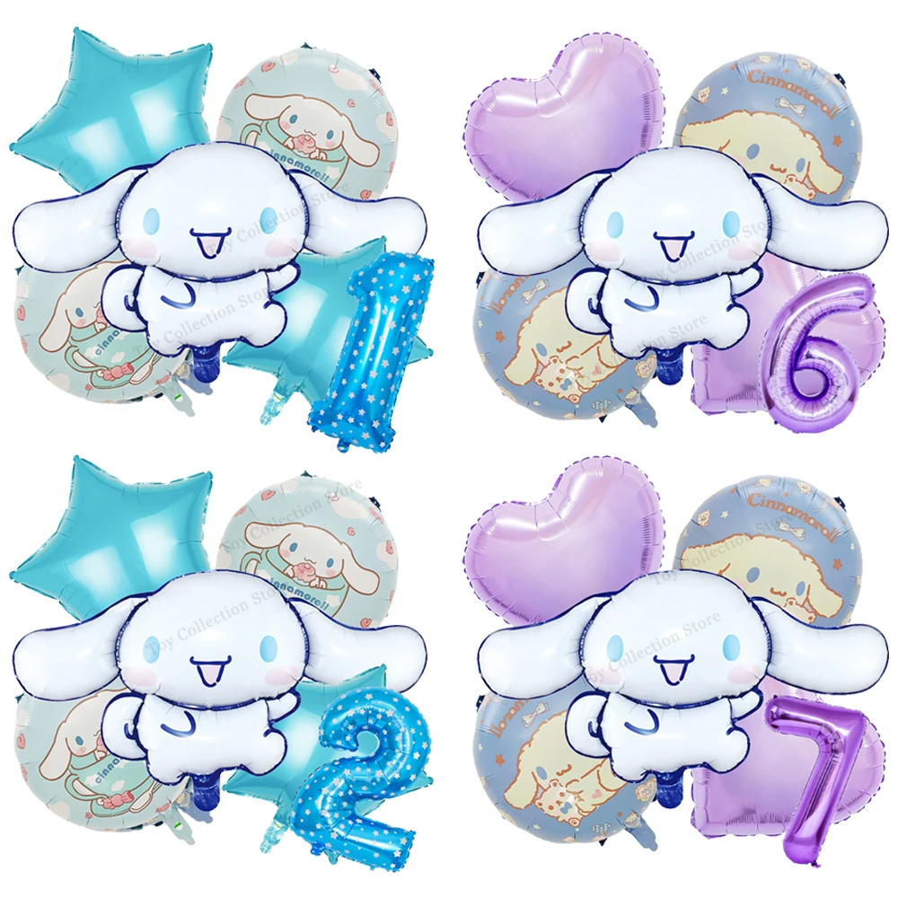 Sanurgente-Cinnamoroll-Anime-Festivel-Toy-Gifts-Foil-Ballon-Number ...