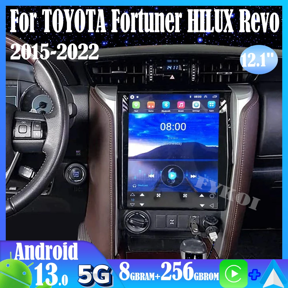 Android-13-For-TOYOTA-Fortuner-HILUX-Revo-2015-2022-Car-Radio ...