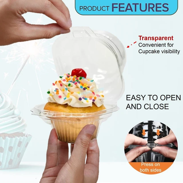 Plastic Cupcake Domes