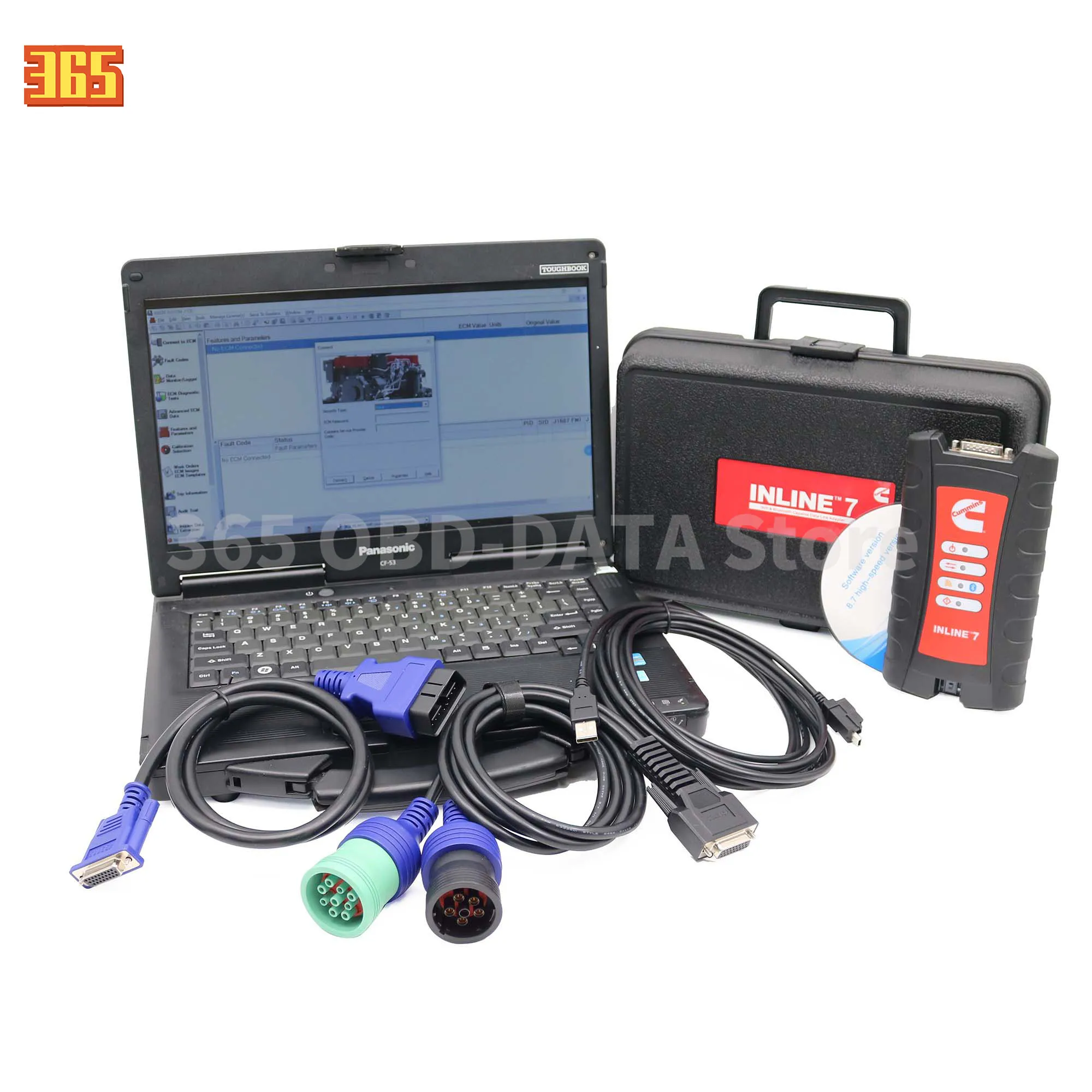 For-CUMMINS-inline-7-Data-Link-Adapter-for-Truck-Diagnostic-Tool-Engine ...